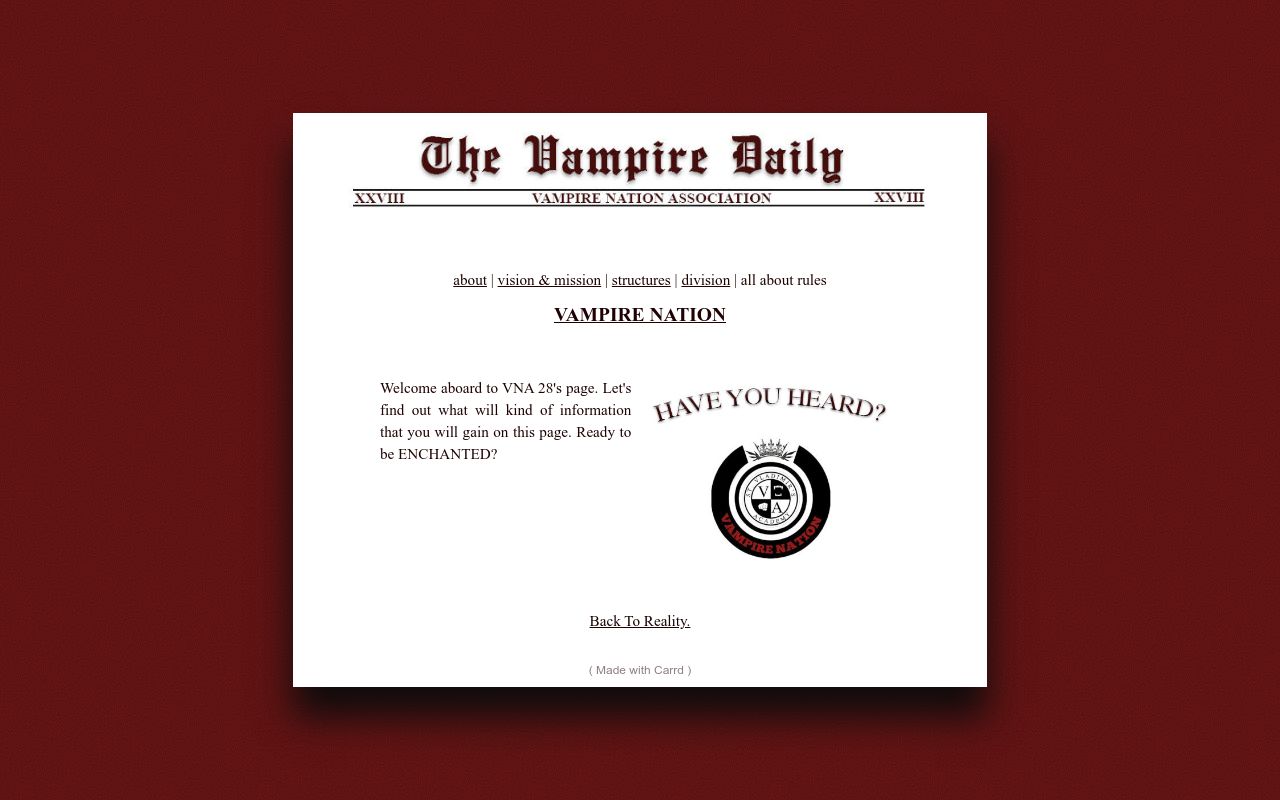 Vampire Nation Association
